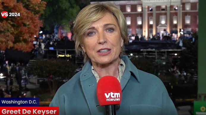 KIJK. Greet De Keyser: “Sfeer minder uitbundig in het kamp van Harris” | Verkiezingen VS | hln.be