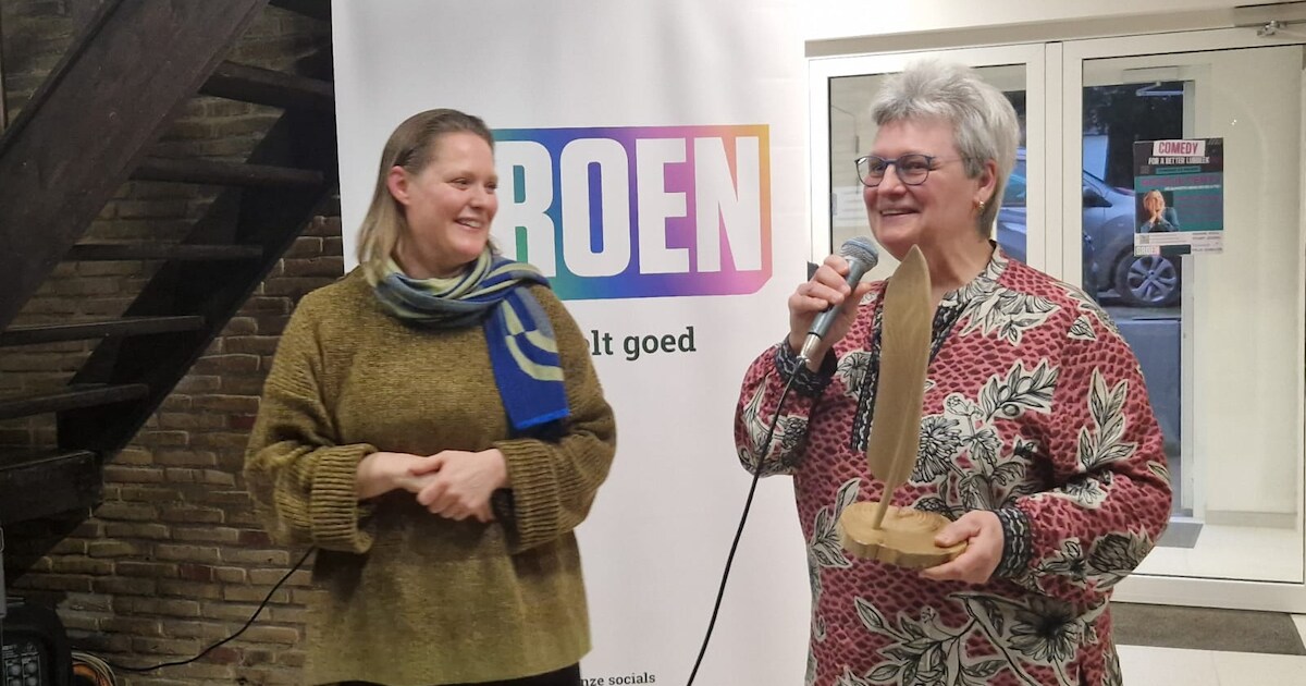 Heide Timmermans bekroond met Groene Pluim tijdens nieuwjaarsreceptie ...