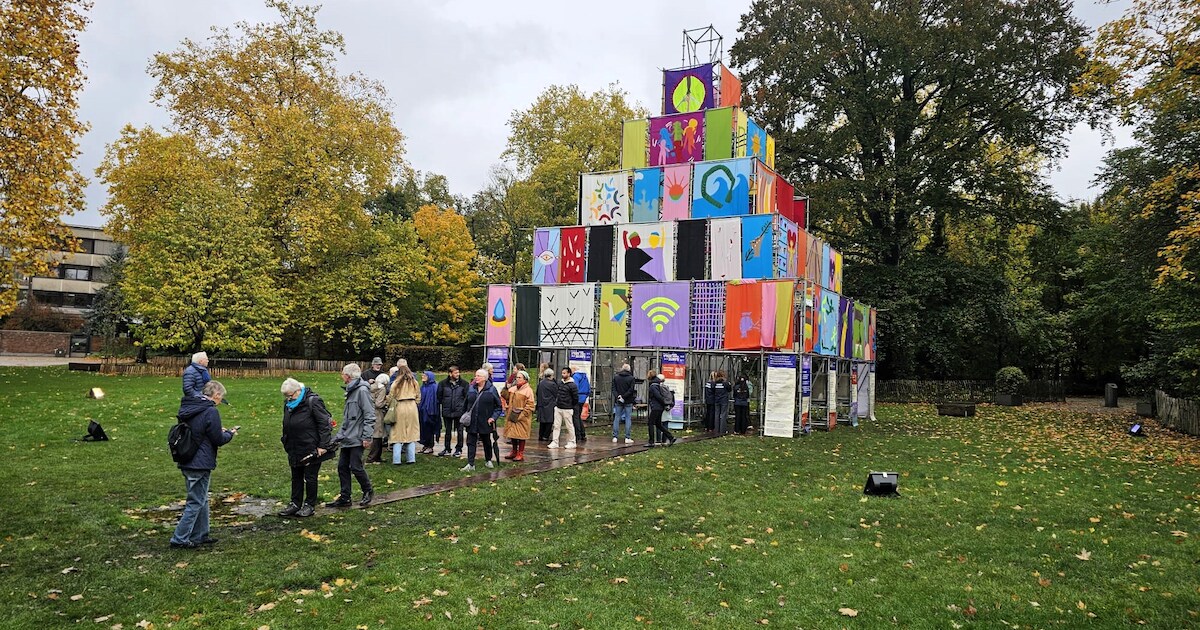Kruidtuin weeklang decor voor vredesfestival Temple of Peace: “We ...