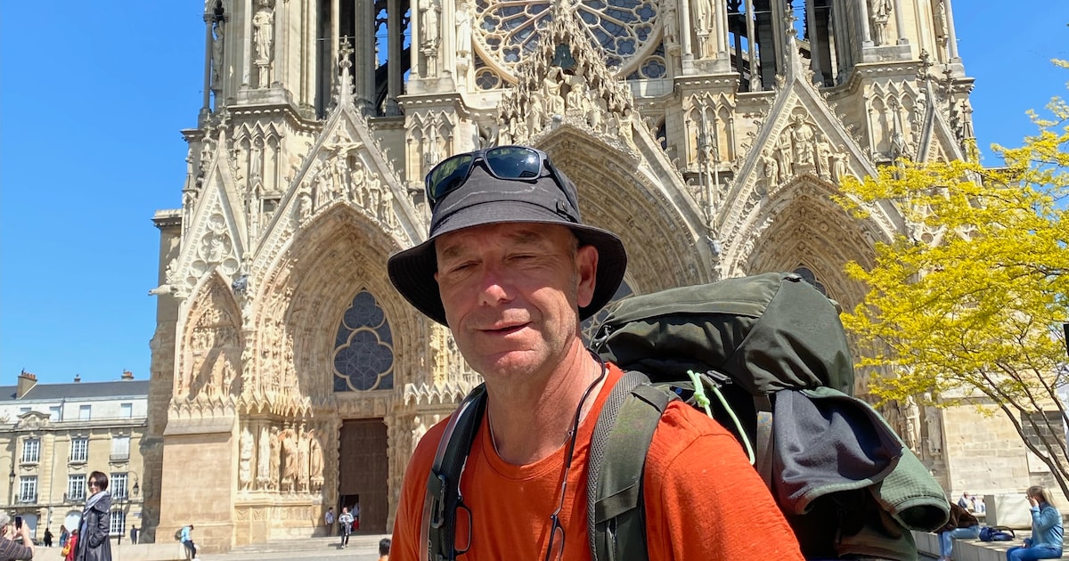 Compostela-reiziger Bert heeft Reims bereikt: “2 dagen rust genomen, en ...
