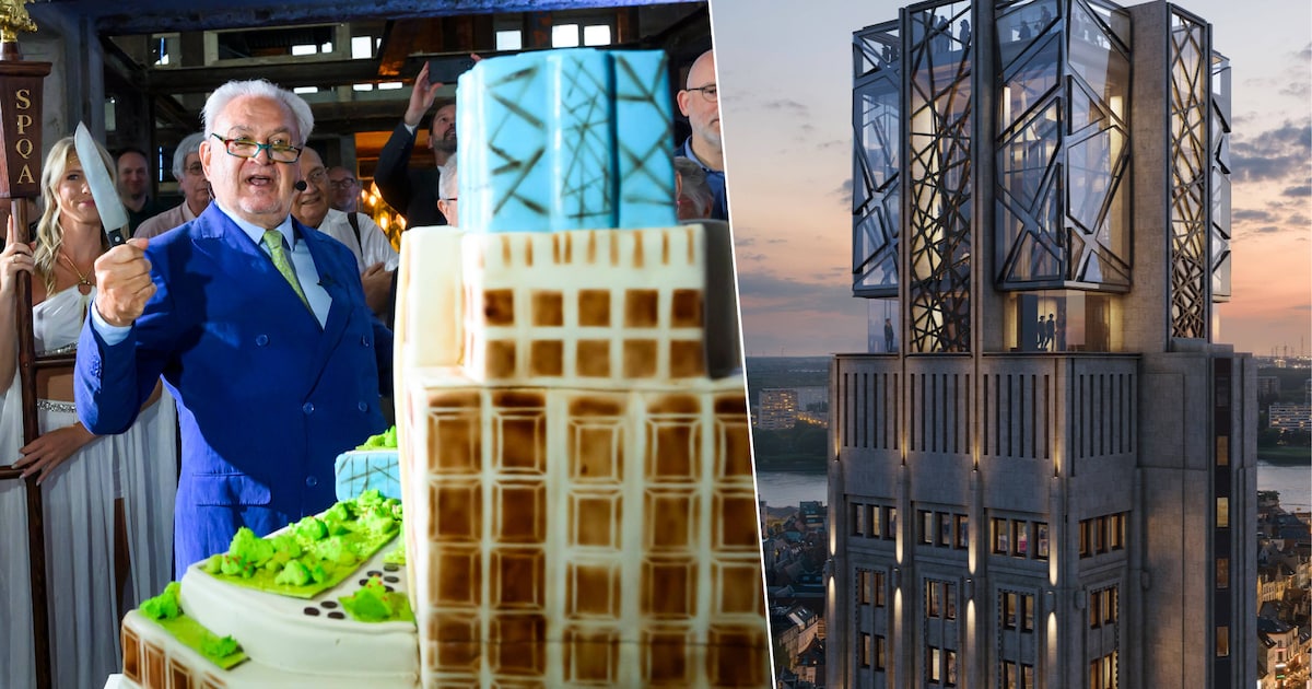 Fernand Huts onthult nieuw ontwerp voor Antwerpse Boerentoren: “Er zal ...