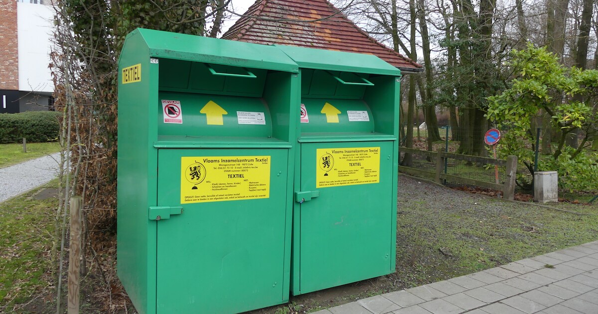 Alleen nog textielcontainers van Ateljee en VICT | Nazareth | HLN.be