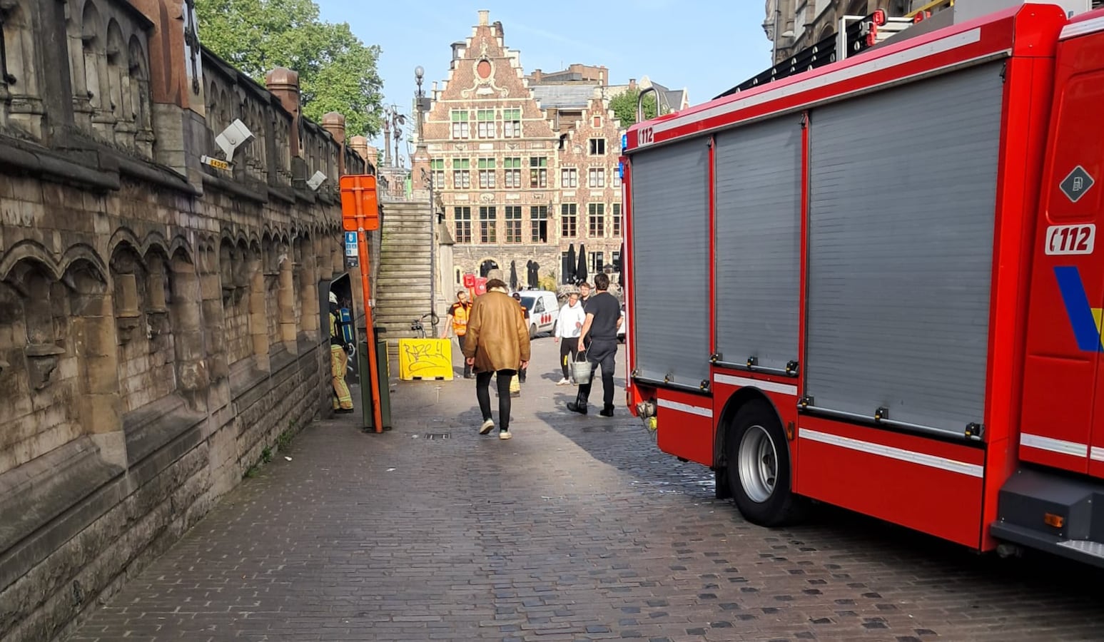 Brandje in openbare toiletten Sint-Michielsbrug | Foto | hln.be