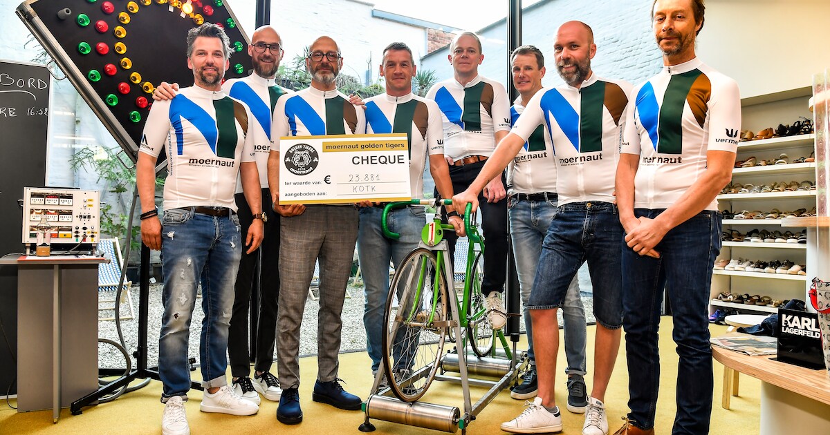 Twaalf Moernaut Tigers 1.000 kilometer op fiets voor Kom Op Tegen ...