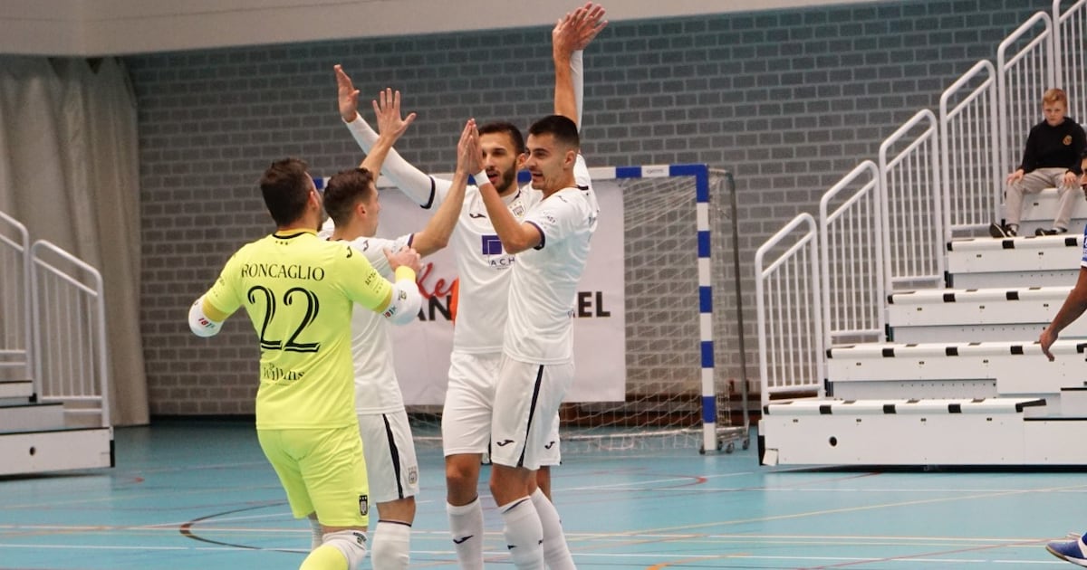 RSCA Futsal gaat door op het elan van de Champions League: 3-8 winst in ...