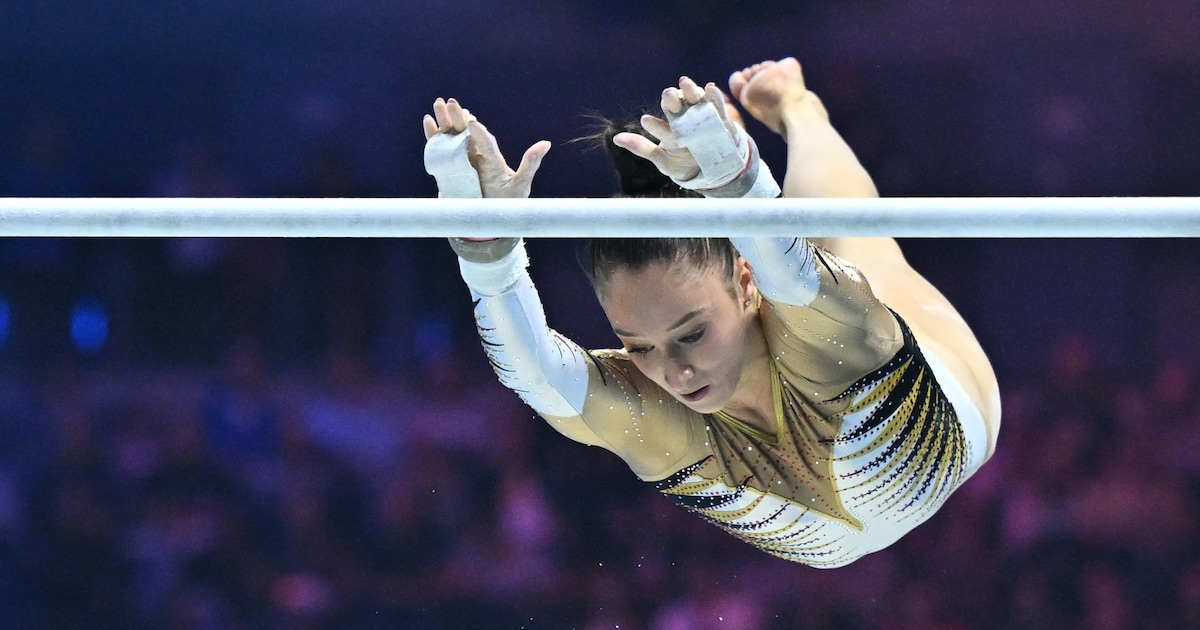 Olympisch kampioene Nina Derwael hervat na schouderblessure trainingen ...