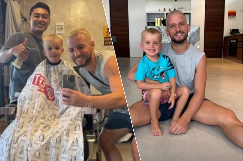 “Twinning is winning”: ex-Rode Duivel Dries Mertens en zoontje Ciro ...