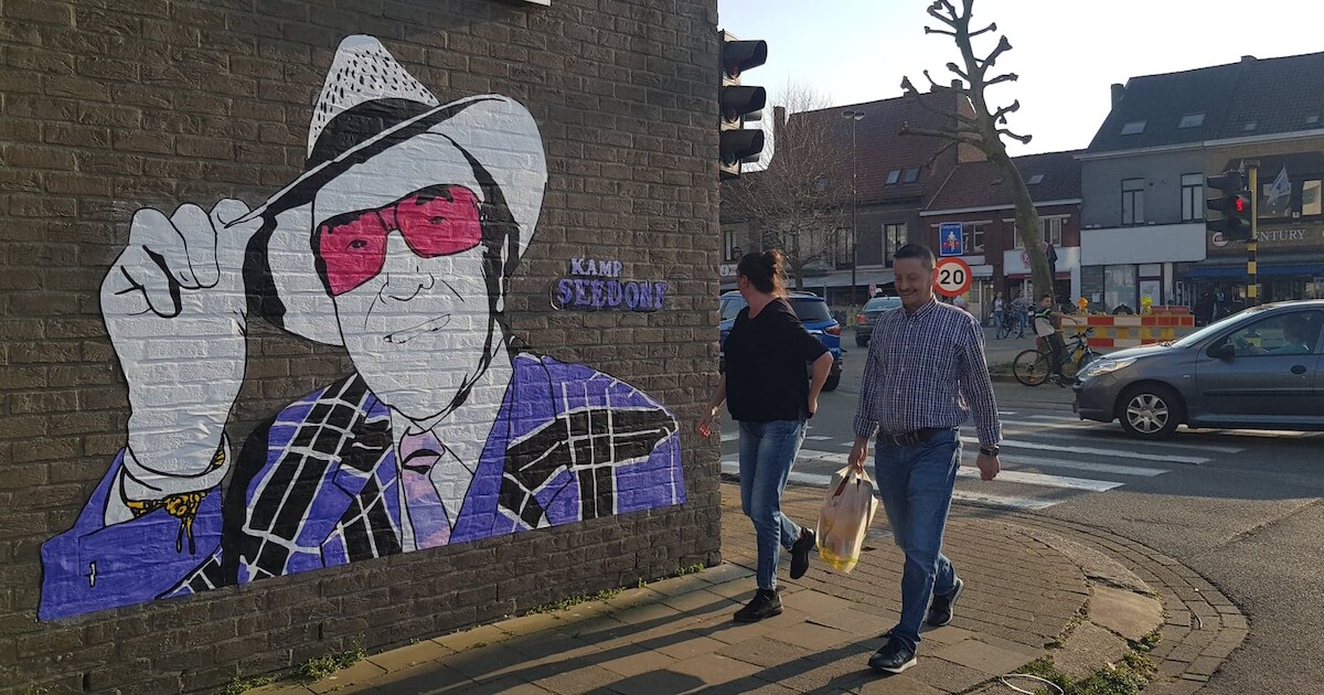Internationaal straatkunstcollectief eert Eddy Wally met muurtekening ...