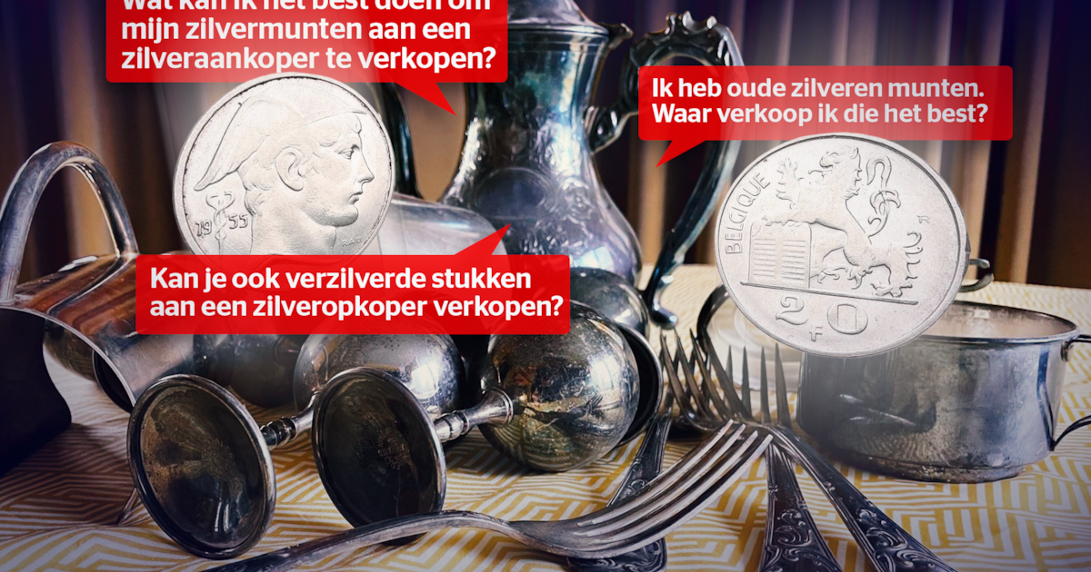 Kan jij tafelzilver en munten nu voordelig verkopen door hoge ...