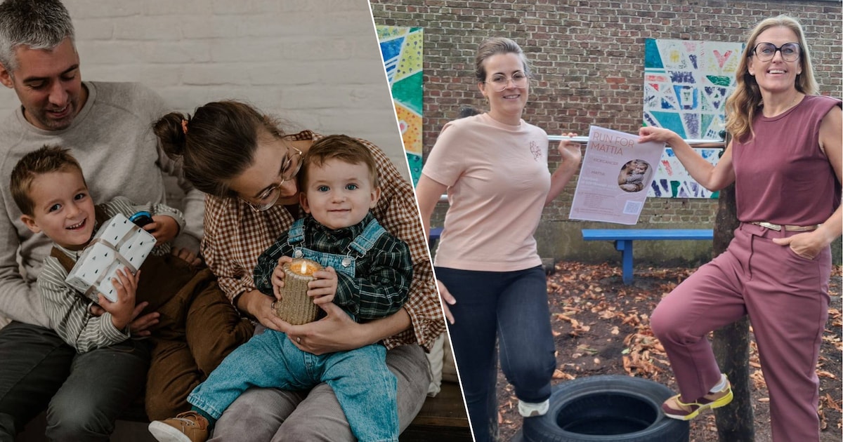 Mama van overleden Mattia (1,5) en school organiseren loop in strijd tegen kanker: “Eén kind ...