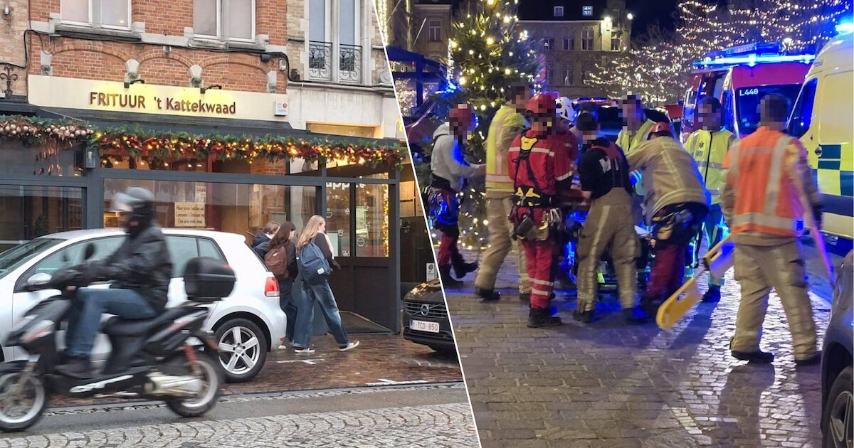 Man (51) zwaargewond na val van trap in frituur op Grote Markt in Ieper ...