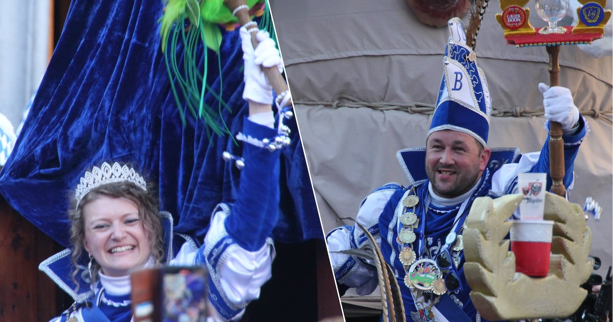 Prins Bram en prinses Rani trappen Carnaval Halle officieel af ...