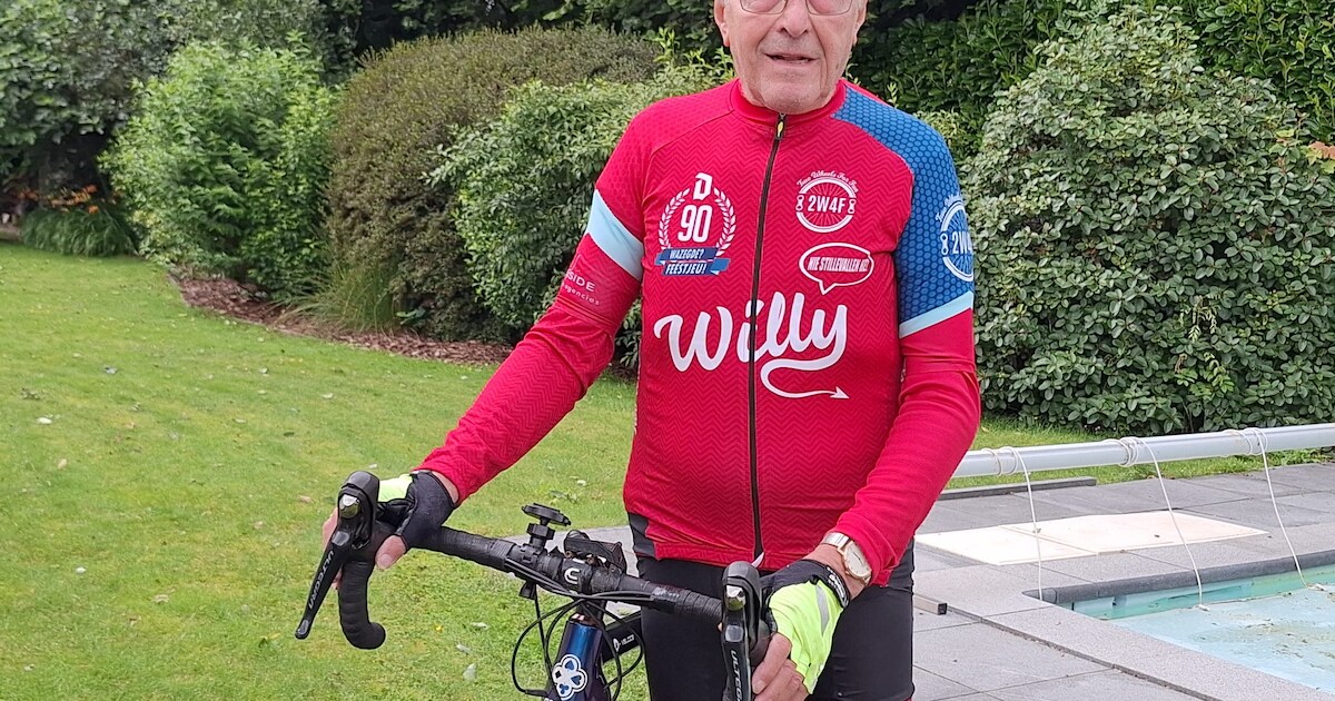 Willy viert 90ste verjaardag op de fiets: “Elke dag 80 kilometer rijden ...
