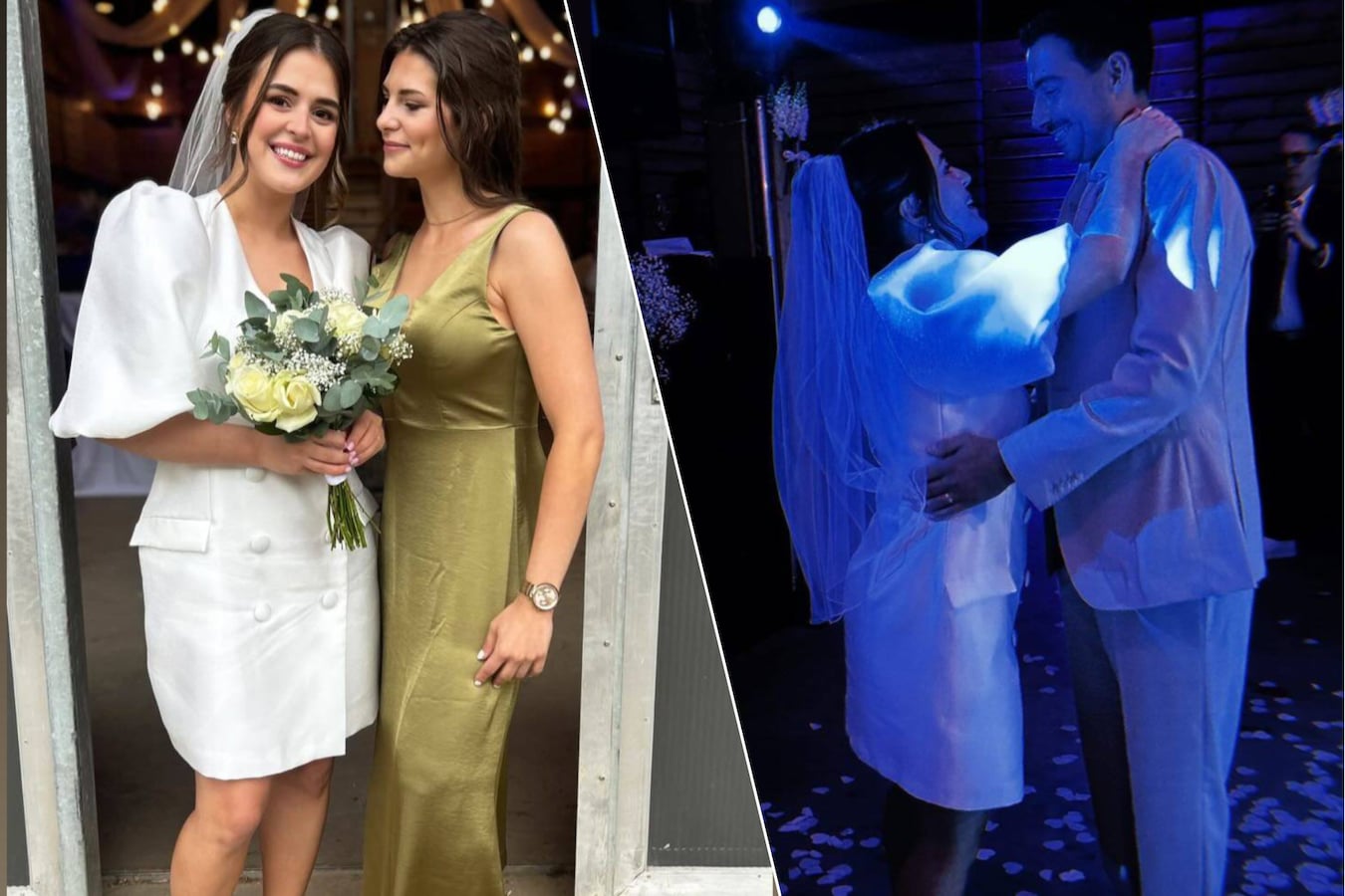 Een korte jurk, geen bruidstaart en geen stoelen: Emi en Kim van ‘Boer ...