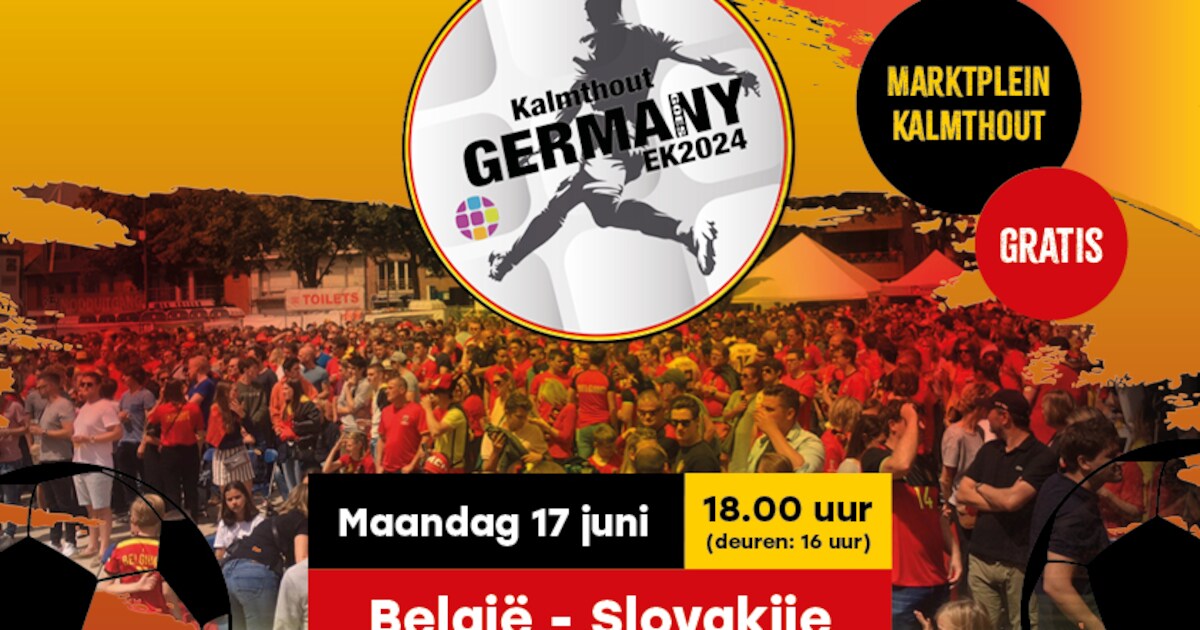 Opnieuw EK Dorp in Kalmthout: ‘Kalmthout goes Germany’ | Kalmthout | hln.be