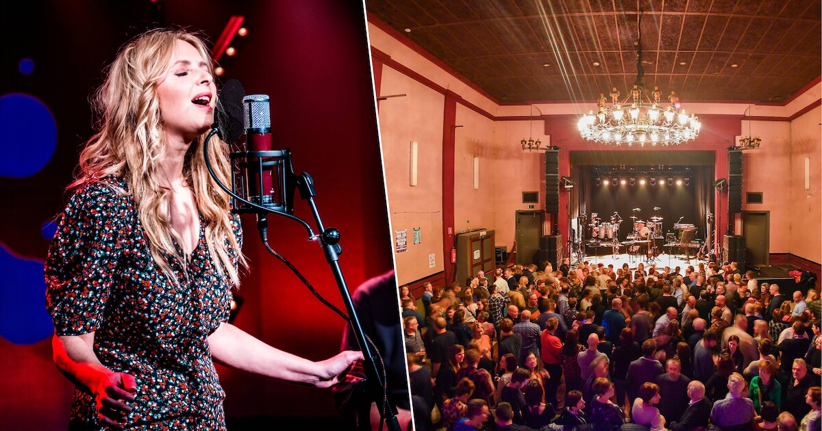 Isabelle A met coverband Les Copines voor amper 2 euro in Zaal Lux ...
