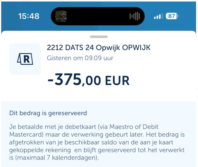 Tot 375 euro geblokkeerd na tankbeurt: “Toen er plots ‘saldo ...