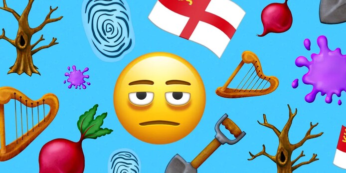 Je krijgt acht nieuwe emoji's op je telefoon, met één gezicht dat we ...