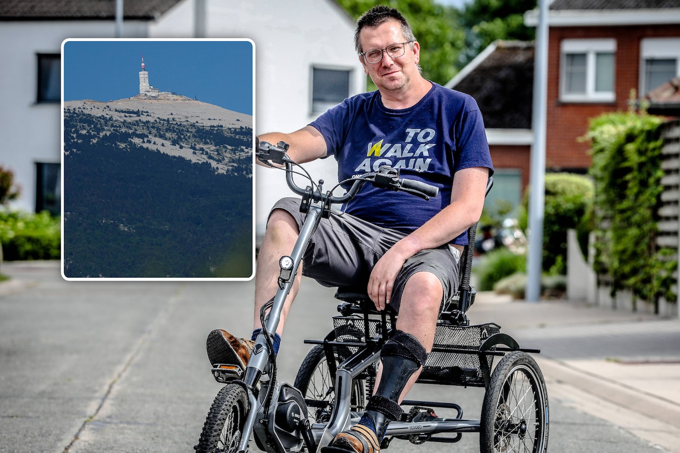 15 jaar nadat hij deels verlamd raakte, wil Dieter (43) Mont Ventoux ...