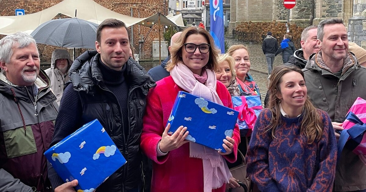 Pakjestruck van JOE strijkt neer op het Cardijnplein | Halle | HLN.be