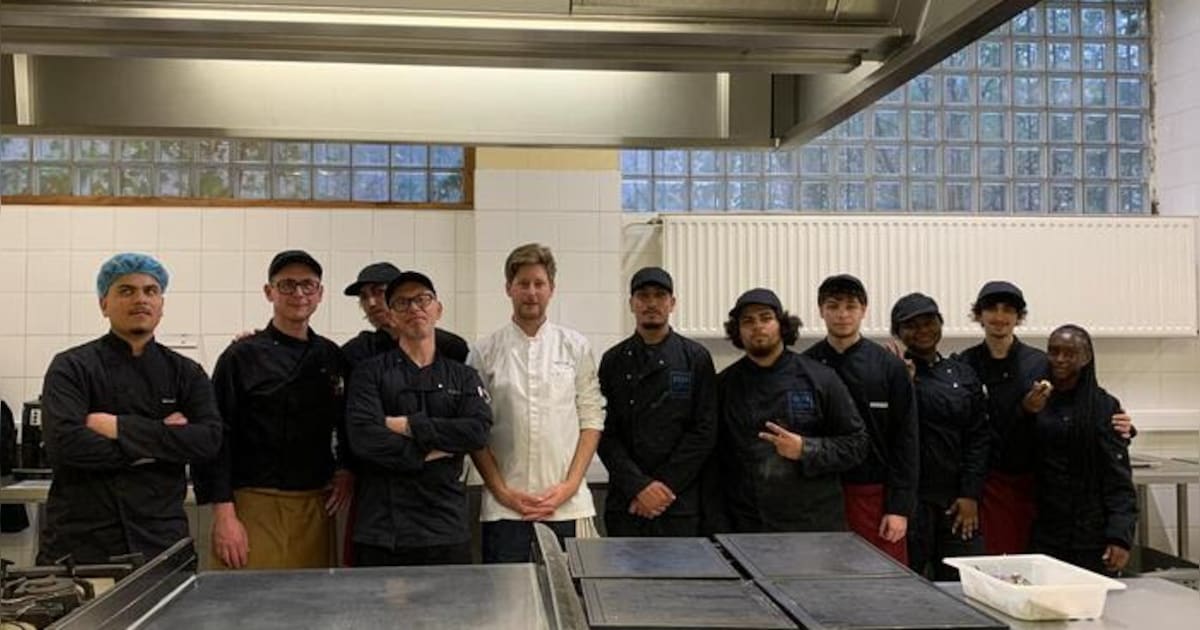 Leerlingen OLVI volgen workshop plantaardig koken bij topchef Pieter ...