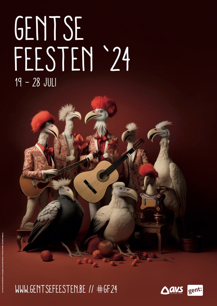Nieuwe AI-feestenaffiche toont divers pluimage van het grootste ...