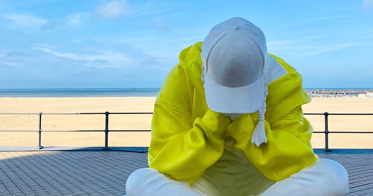 Opvallend beeld dat aandacht vestigt op suïcide komt naar Hasselt ...