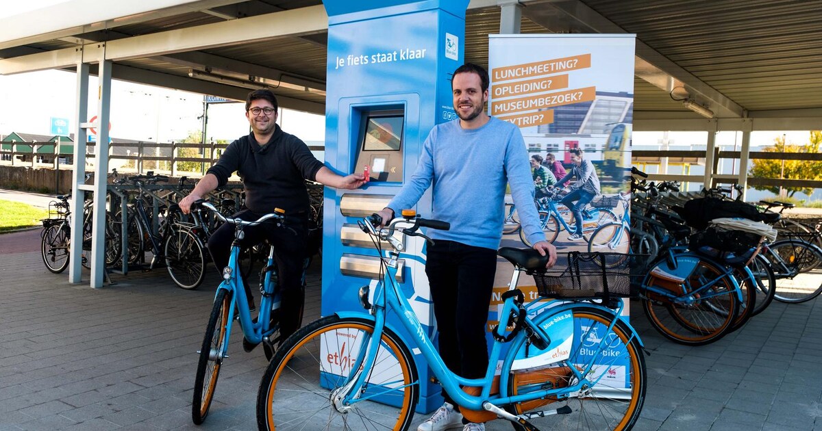 Fiets nodig aan station? Neem de Blue-Bike | Kontich | hln.be