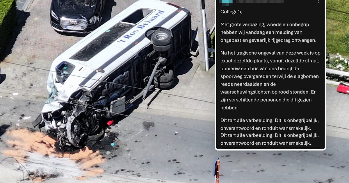 Amper 3 dagen na tragisch ongeval rijdt schoolbus van dezelfde firma ...