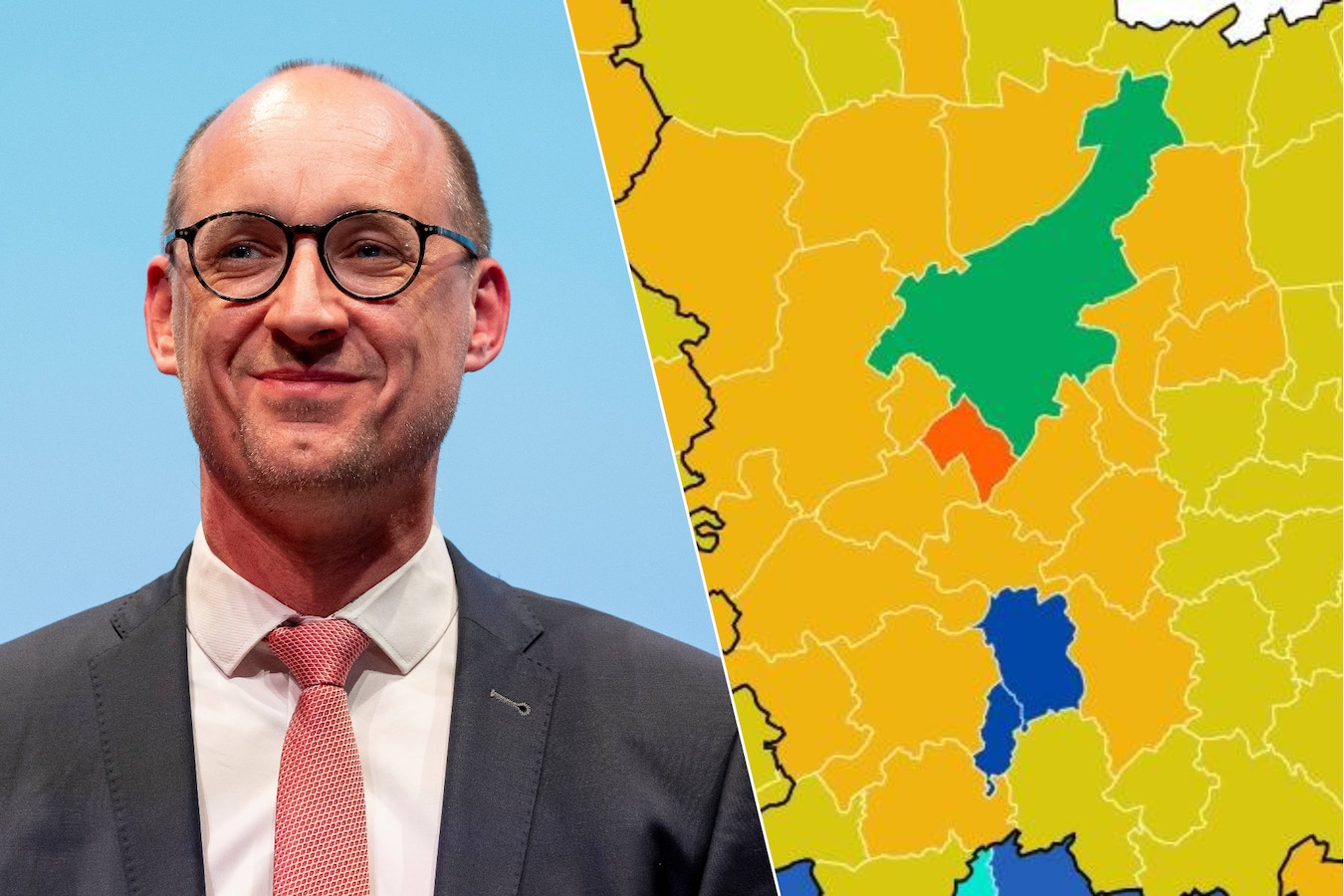 Eén gemeente kleurt oranje op de Oost-Vlaamse kaart: CD&V-bastion ...