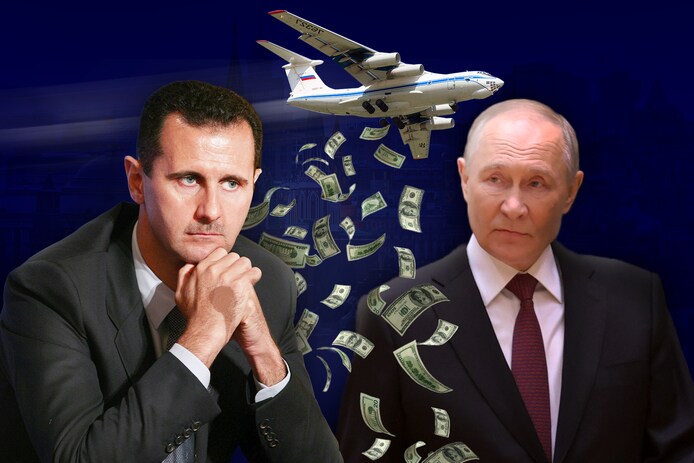 Hoe de Syrische dictator tonnen geld naar Rusland stuurde, maar er ook ...