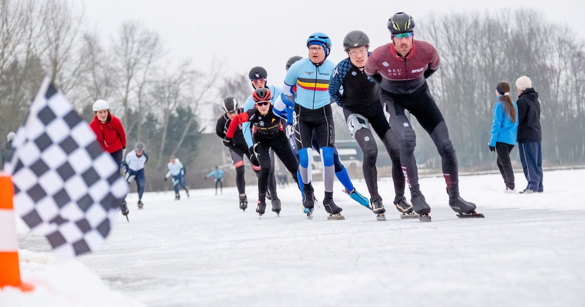 Eerste Vlaams kampioenschap schaatsen op natuurijs vindt plaats in ...
