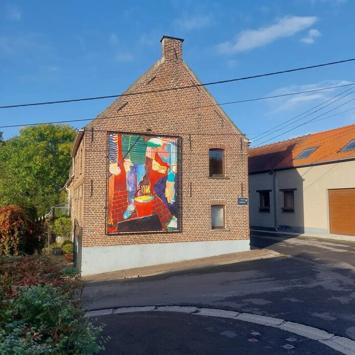 Opening Galerie MÛR met gevelkunstwerk | Zottegem | hln.be