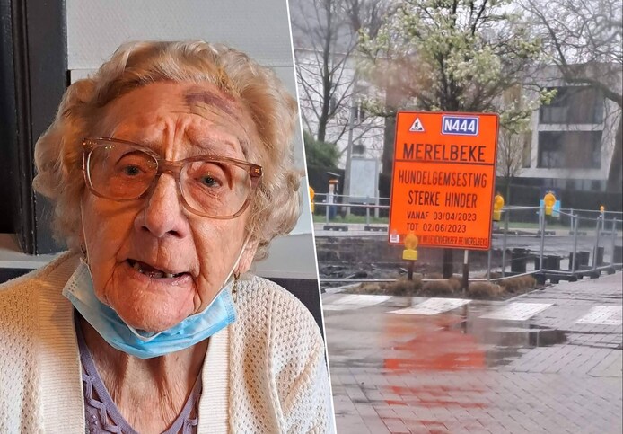 91-jarige Liliane zonder redenen aangevallen in Merelbeke: “Ze werd met ...