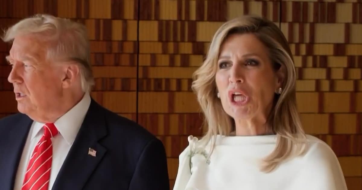 KIJK. Grappige beelden gaan viraal: Máxima tuit haar lippen en lacht à ...
