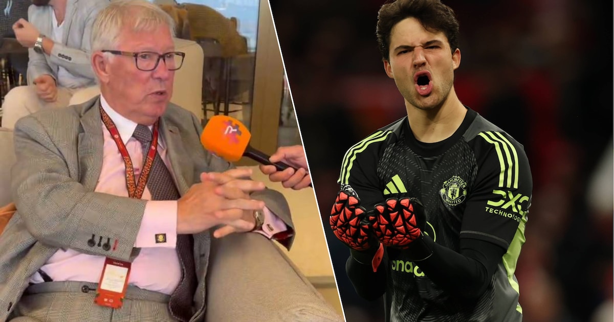 Legendari­sche Sir Alex Ferguson begint spontaan over Rode Duivel Senne ...