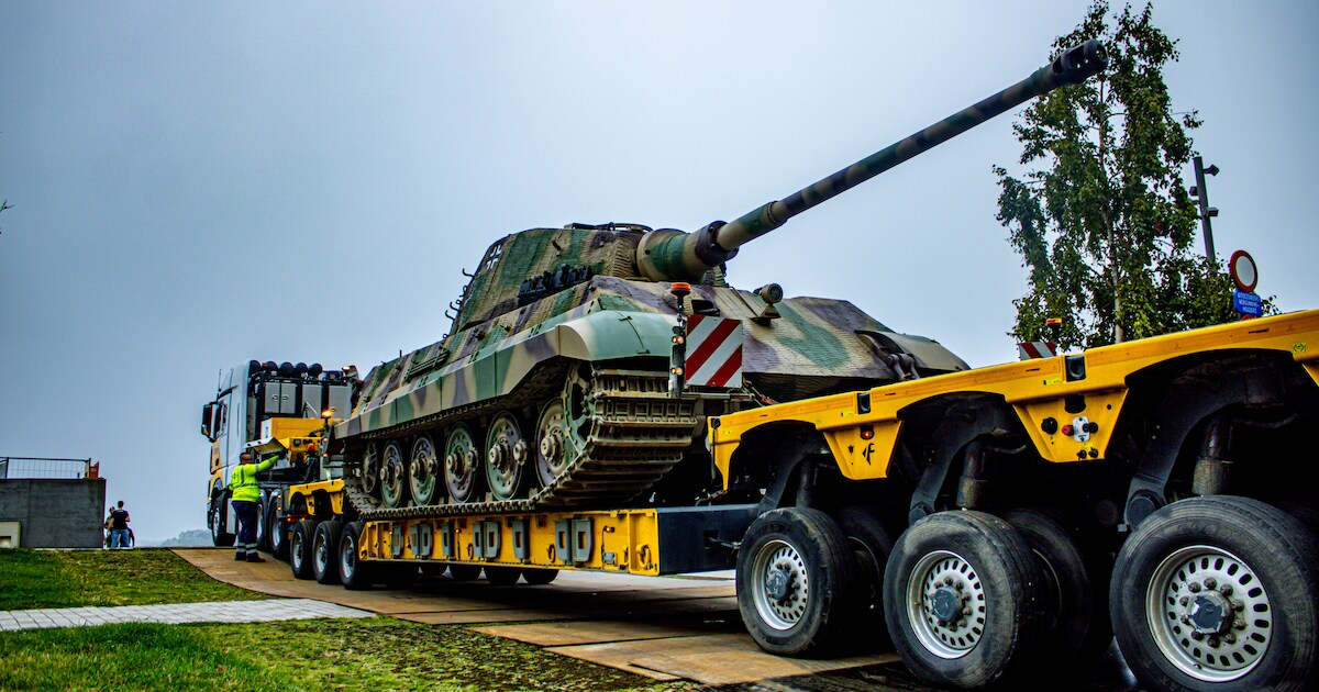 Van deze Duitse tank spurtten de geallieerden liever weg... en het ...