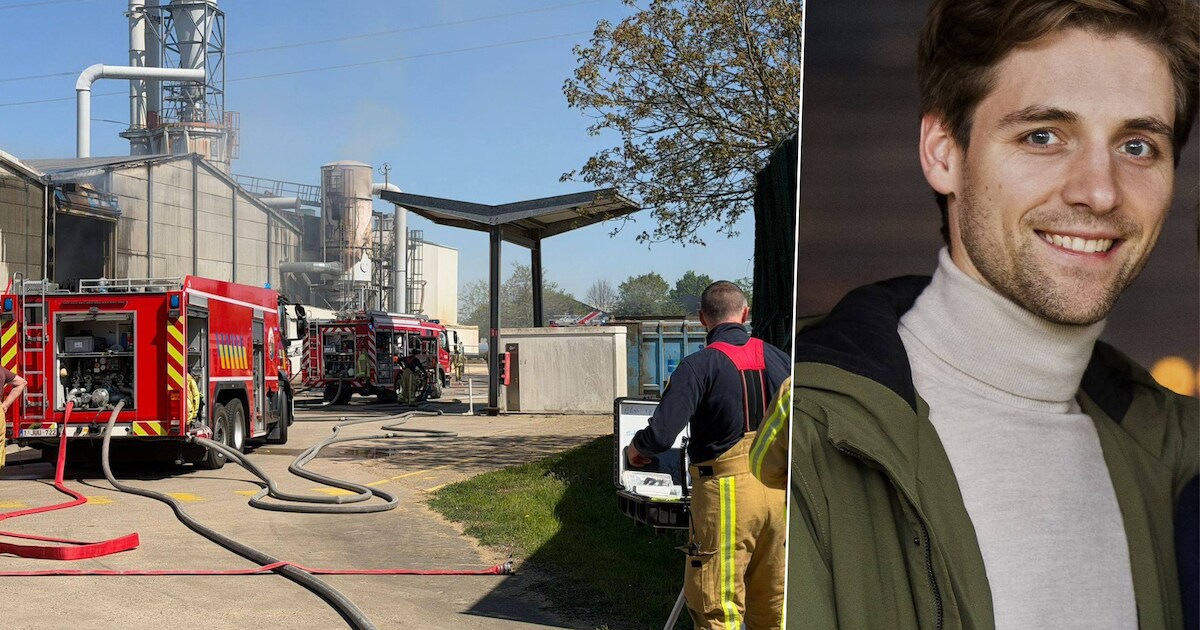 Uitslaande brand bij houtrecyclagebedrijf Recypel in Bree onder ...