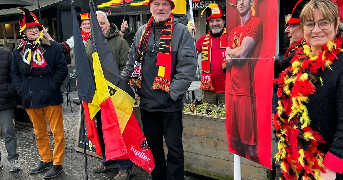 Markt kleurt rood voor afscheid Jan Vertonghen als Rode Duivel ...