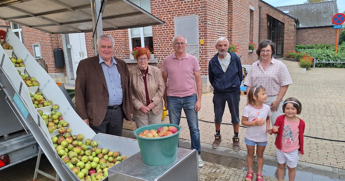 Mobiele fruitpers verwerkt 10 ton fruit uit Pepingse tuinen | Pepingen ...