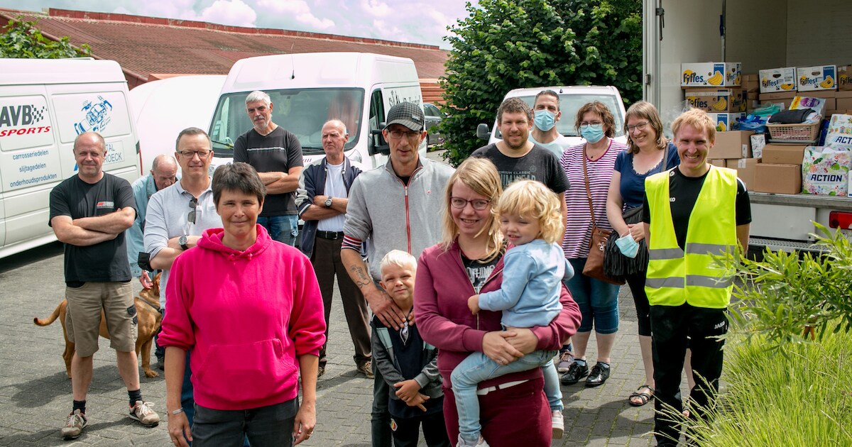 Met tien ton hulpgoederen naar Wallonië: “Zoveel bereidwilligheid in ...