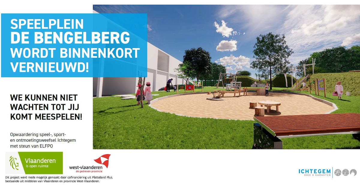 Heraanleg speelplein De Bengelberg Ichtegem van start | Ichtegem | HLN.be
