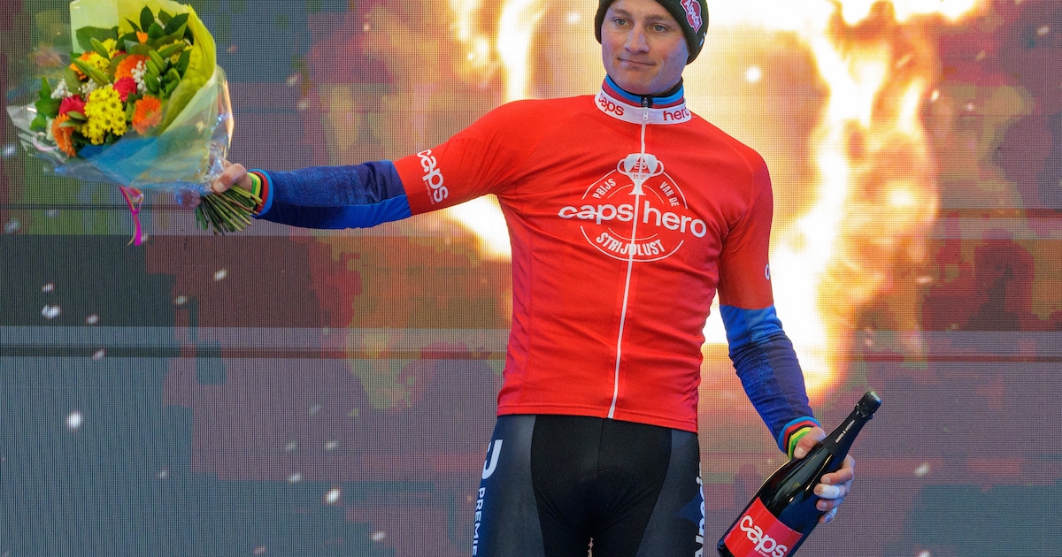 Ook de meest strijdlustige: Mathieu van der Poel wint Caps Hero-trui ...