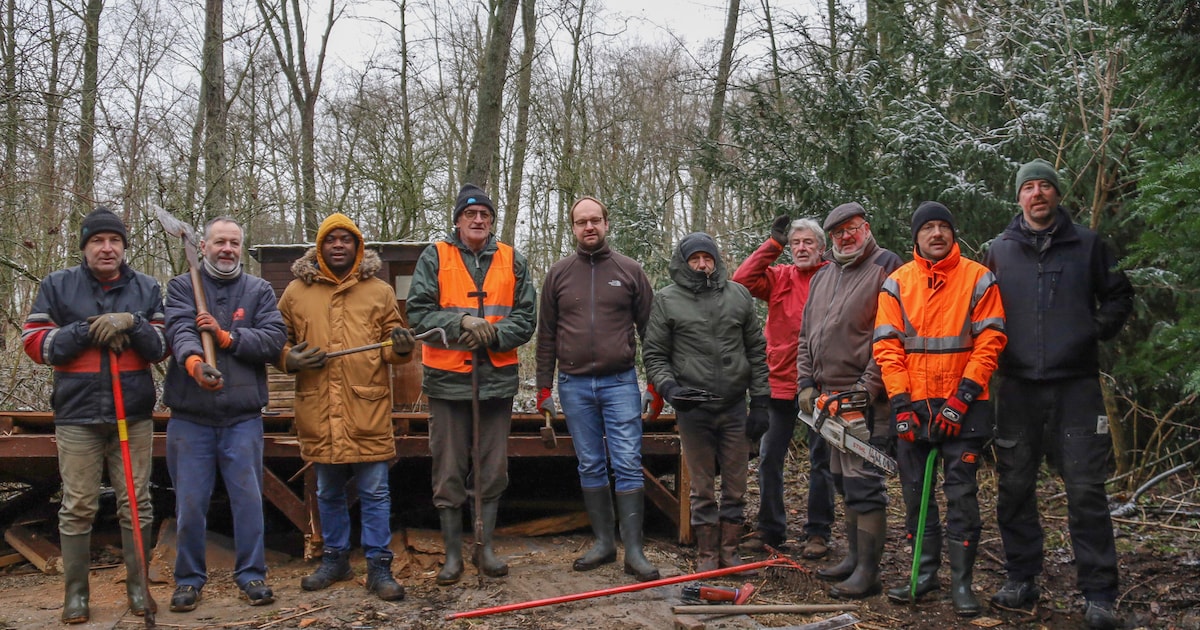 Medewerkers Natuurpunt Hamme steken handen uit de mouwen voor ...
