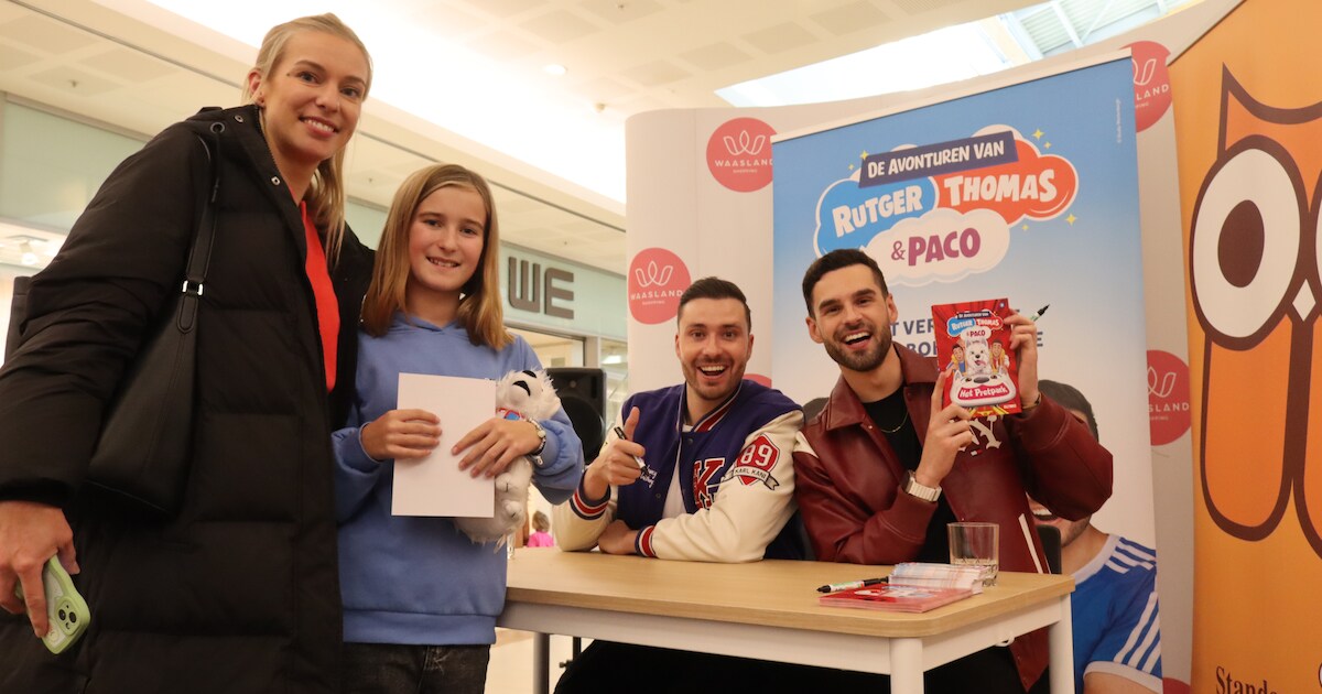 Populaire YouTubers Rutger en Thomas signeren in Waasland Shopping ...