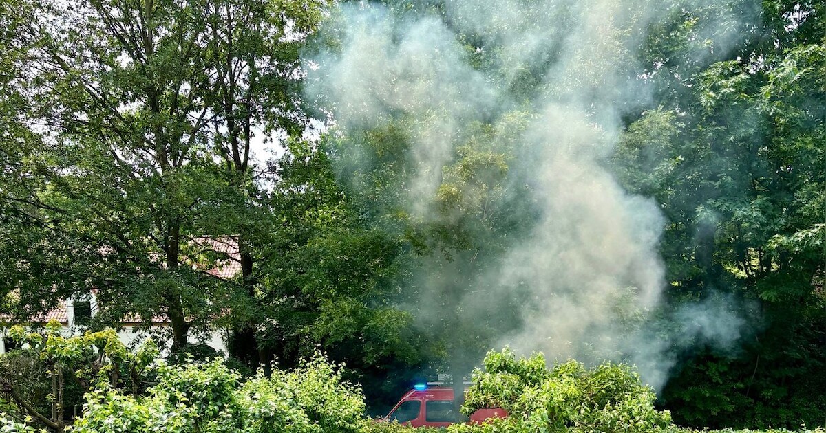 Ontploffing door blootliggende stroomkabel in woonwijk in Schoten: “De ...