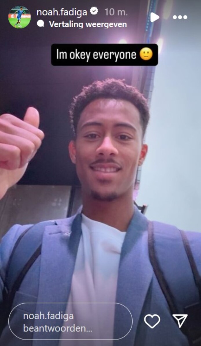 “Noah wou iets zeggen tegen mij, maar plots kwam er niets meer uit ...