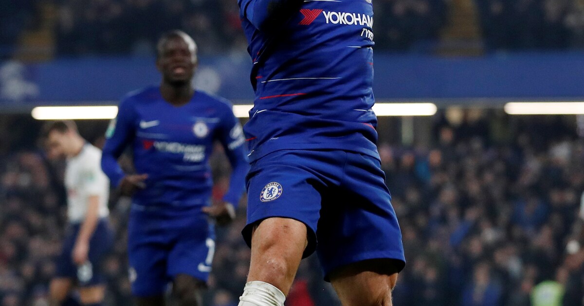 Chelsea na goal Hazard en penalty's naar finale | De Krant | hln.be