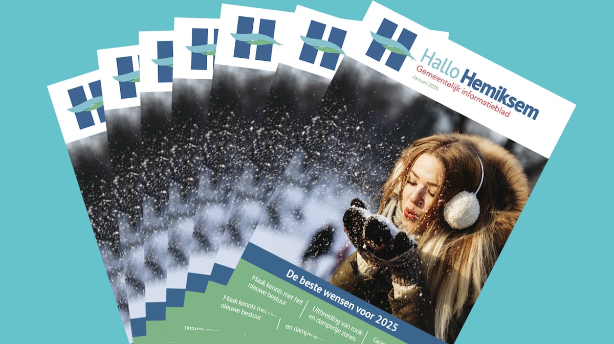 Infoblad ‘Hallo Hemiksem’ verschijnt vanaf 2026 minder vaak | Hemiksem ...