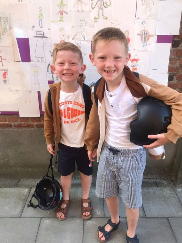 Viktor volgt broer Twan naar de grote speelplaats | Dendermonde | hln.be